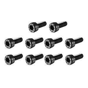 uxcell M3x12mm Screw Cap Point Hex Socket Screws Bolts 100Pcs