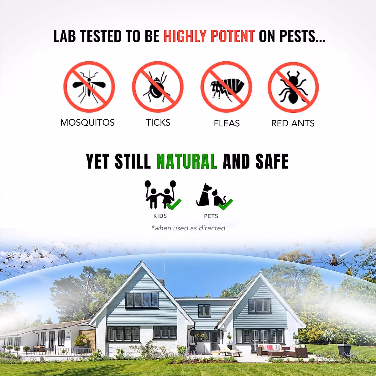 Mosquito Magician Hose Sprayer with 1 Gallon Mosquito Killer and Repellent Concentrate