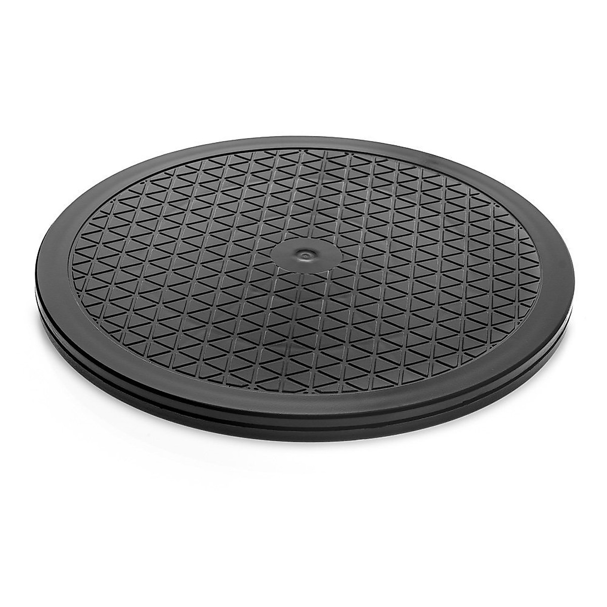 HugeStore Heavy Duty Rotating Swivel Steel Ball Bearings Stand for Monitor TV Turntable