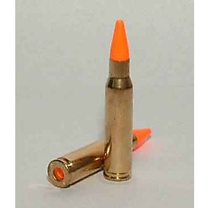 ST Action Pro Pack Of 10 Inert .308 Winchester Rifle Orange Safety Trainer Cartridge Dummy Ammunition Ammo Shell Rounds with Brass Case