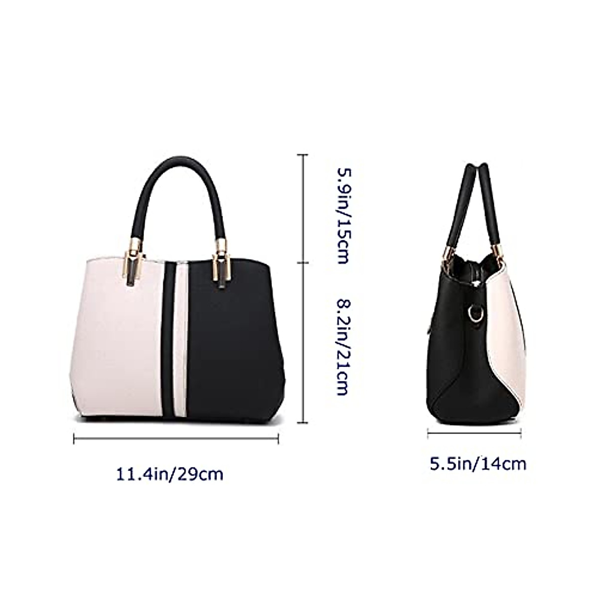 SMALLBLUER Women Soft Patent Leather Handbags Ladies Shoulder Evening Crossbody Bags Trendy Hobo Totes Clutches-Orange