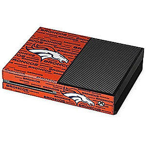 Skinit Decal Gaming Skin compatible with Xbox One Console - Officially Licensed NFL Denver Broncos Orange Blast Design