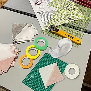 WISYOK 6" x 8" A5 Self Healing Craft Mat, Small Sewing Cutting Mat Rotary Fabric Mat, Ideal for children and Hobbyist DIY craft creative design