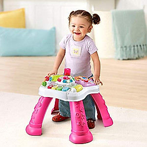 VTech Sit-To-Stand Learn and Discover Table, Pink