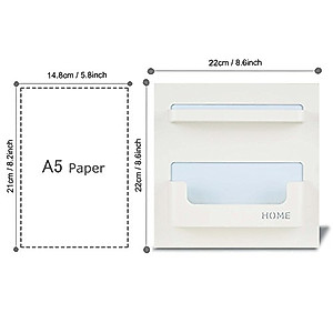 EHKIT Bedside Shelf Accessories Organizer- Wall Mount Self Stick On,Ideal for Glasses,Remote,Earphone, Cell Phone Charger,Manicure Kit