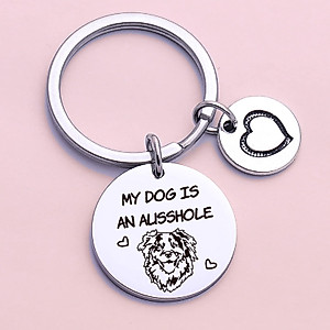 DZOSW Dog Gift Australian Shepherd Lover Gift Dog Owner Jewelry for Australia Animals Gift Dog Accessories Gift Dog Mom Jewelry Dog Rescuer Jewelry Australian Shepherd Jewelry