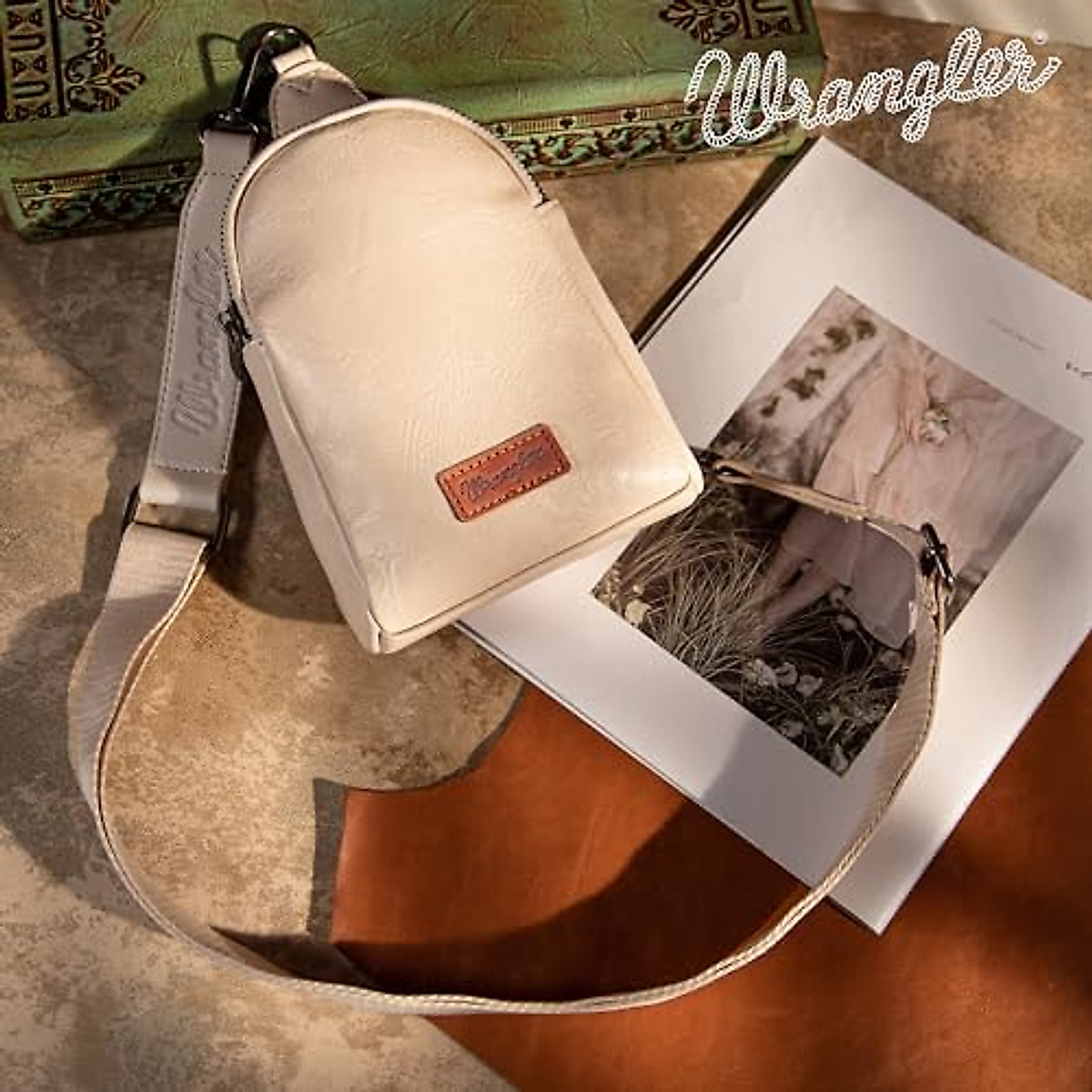 Wrangler Small Sling Bag for Women Crossbody Bags Fanny Pack Chest Bag,WG87-210TN