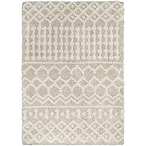 Artistic Weavers Hapsburg Moroccan Shag Area Rug, 6'7" x 9'6", Beige
