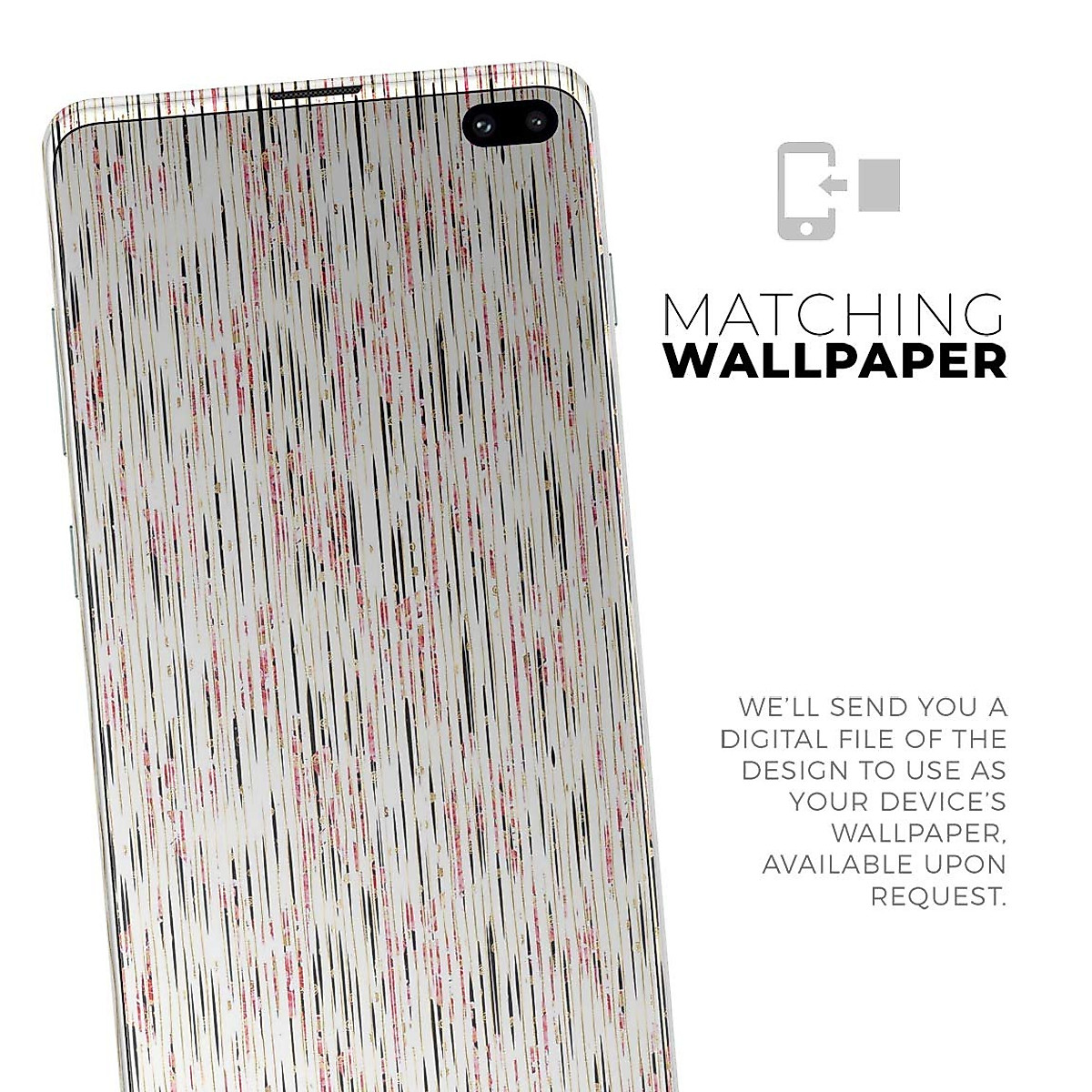 DesignSkinz Karamfila Watercolo Poppies V22 Protective Vinyl Decal Wrap Skin Cover Compatible with The Samsung Galaxy S20 (Screen Trim & Back Glass Skin)