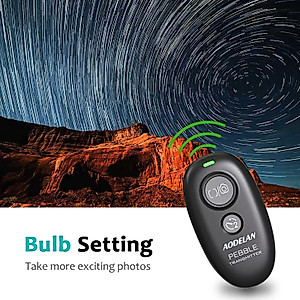 AODELAN Wireless Shutter Release for Olympus OM-D E-M10 Mark II, Pen E-PL8, Pen-F and for Panasonic Lumix DMC-G7, G85, GH4, Replaces RM-UC1 and DMW-RSL1