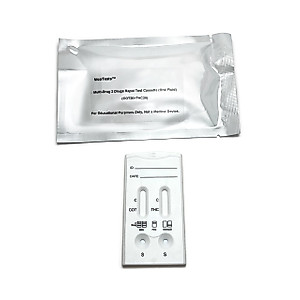 Saliva TeenCheck(TM) Ultra-Sensitive Nicotine (20 ng Cotinine) and THC 20 ng Test from NicoTests - 5-Pack