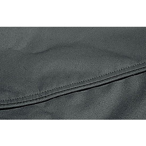 Eevelle Meridian Patio Oval Table Set Cover with Marine Grade Fabric - Outdoor Table Cover - Furniture Set Covers for Dining Table - Easy to Install - (25.5"H x 90"L x 66"W, Charcoal Gray)