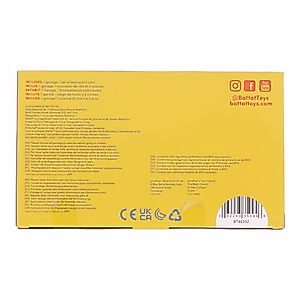 Battat – Car & Color Sorting Playset – Cause-And-Effect Toy – Push & Go Cars – Color-Coded Matching – 2 Years + – 3-Car Garage