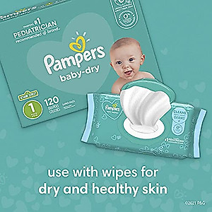 Diapers Size 5, 112 Count - Pampers Baby Dry Disposable Baby Diapers, Giant Pack