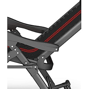 Lightweight Sun Lounger, OutdoorZeroGravity Garden Rocking Chair Folding Recliner Adjustable Sun Lounger Rocker Seat