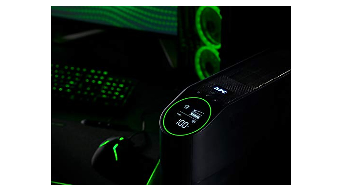 APC Gaming UPS 1500VA Sine Wave Power Backup for Gaming Systems