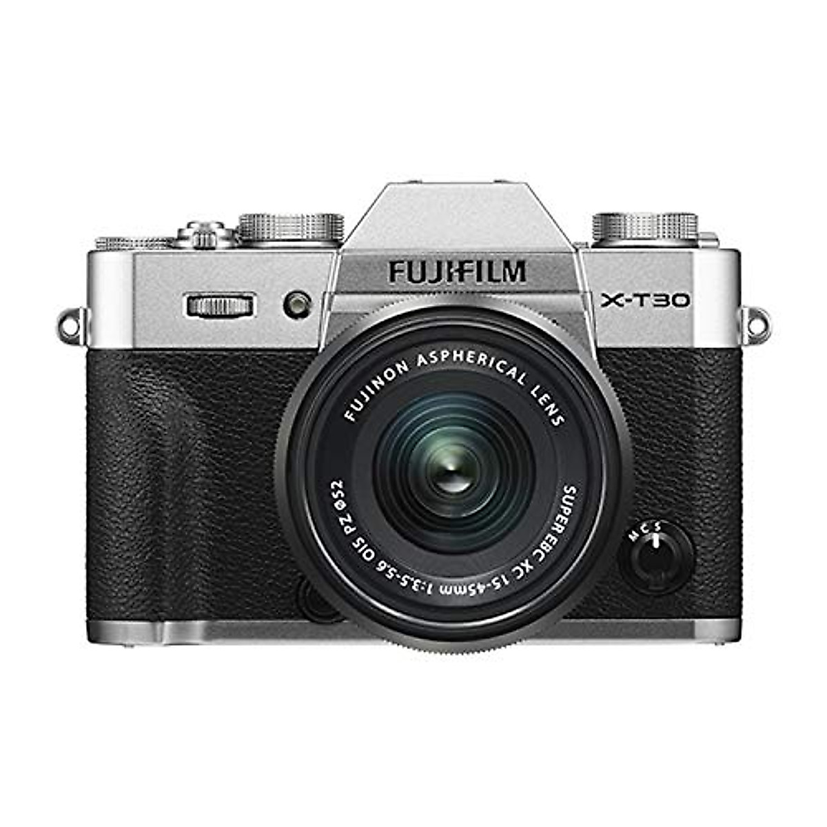 Fujifilm X-T30 Mirrorless Digital Camera w/XC15-45mm Kit - Silver