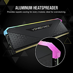 CORSAIR VENGEANCE RGB RS 32GB (2x16GB) DDR4 3200 (PC4-25600) C16 Desktop memory