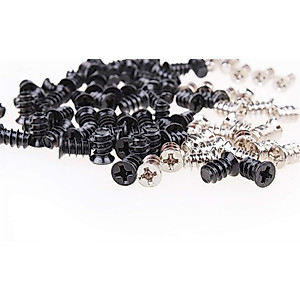 Tap Bolts 50Pcs M5*8/10/12 KB Computer PC Case Cooling Fan Mount Screw Heat Dissipation Fans Screws Fixer Screws (Color : Silver, Size : M5x10 (50Pcs))