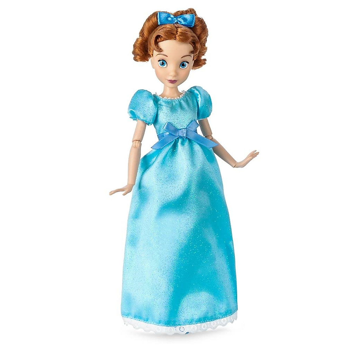 Disney Store Official Wendy Classic Doll from Peter Pan – Authentic 10-Inch Collectible Toy Figure for Kids & Fans of Disney's Peter Pan - Durable Playset for Imaginative Play