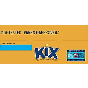 Kix Whole Grain Breakfast Cereal, Crispy Corn Cereal Puffs, Family Size, 18 oz