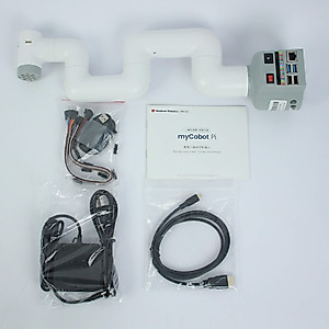 ELEPHANT ROBOTICS Robotic Arm myCobot 280 with Raspberry Pi 4& Flat Base, Open Source 6-DOF Robot Arm, Collaborative Desktop Coding Robot, Education ROS Robot Arms for Programming Learning