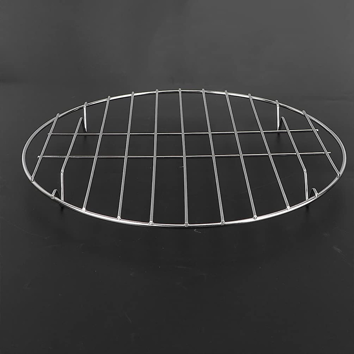 Operitacx 2pcs Stainless Steel Griddle Grilling Accessories BBQ Portable Campfire Grate Hibachi Grill Pizza Ovens for Outside Pizza Grill Practical Steak Grilling Rack Cake Lip Gloss