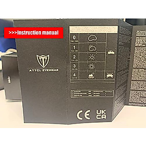 ATTCL Men's Polarized Sunglasses men Casual Sport glasses with UV Protection Hexagonal TR90 frame 2137 C7 Cleargrey+green