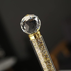 Gold Glitter Crystal Paper Towel Holder countertop Thick Shelf Gorgeous Large Gold and Silver Diamond Decoration Mother's Day Housewarming Party Gift Guest Restaurant Kitchen bar (Golden)