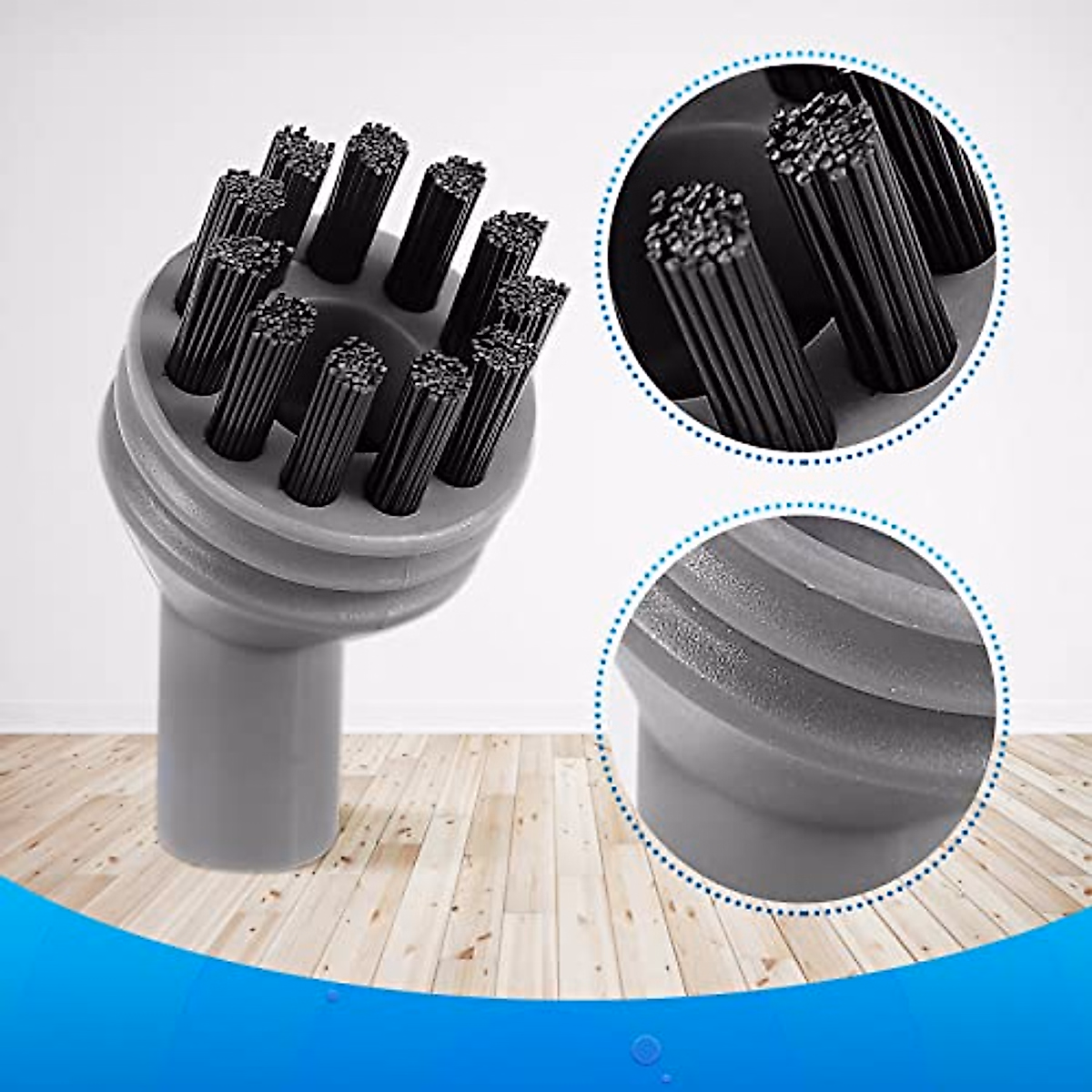 KEEPOW Steam Shot Attachments Compatible with Bissell SteamShot Hard Surface Steam Cleaner 39N7V 39N7A 2994B, Replacement Parts Accessories (6 Pack)