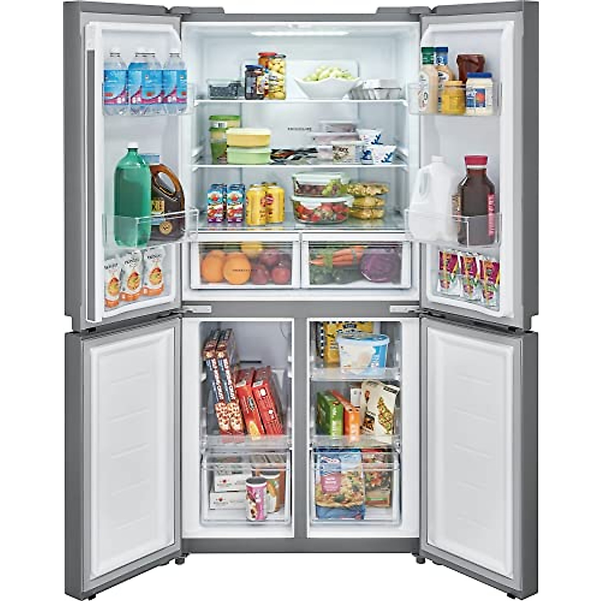 Frigidaire FRQG1721AV 17.4 Cubic Foot Refrigerator, Silver