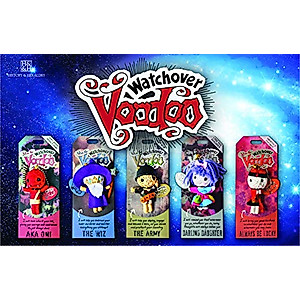 Watchover Voodoo - String Voodoo Doll Keychain – Novelty Voodoo Doll for Bag, Luggage or Car Mirror - Dark Hero Boy Voodoo Keychain, 5 inches, Navy