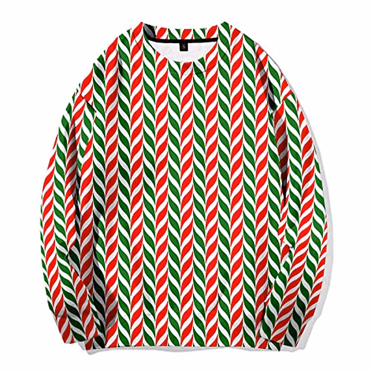 Christmas Sweatshirts For Men Funny Top Holiday Pullover 3D Printed Graphic Sweatshirts Crewneck Long Sleeve