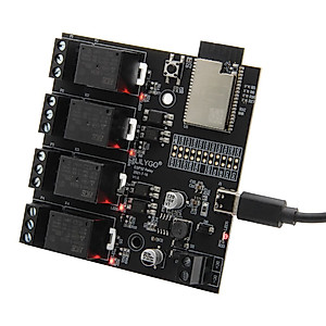 LILYGO TTGO T-Relay ESP32 Wireless Module DC 5V 4 Groups Relay Development Board 4MB Flash WiFi BLE Remote Switch Control