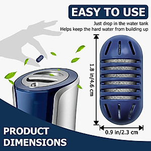 Funmit Demineralization Cartridge Compatible with HoMedics Ultrasonic Humidifiers, Prevents Hard Water Build-Up, Filters Mineral Deposits, Purifies Water, Compared to UHE-HDC4, 10 Pack