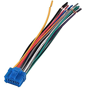 RED WOLF 16 Pin Radio Wiring Harness for Pioneer AVH AVIC AVH P4900DVD P5700DVD P6000DVD P6500DVD X3, Install Aftermarket Stereo Head Unit Audio Wire Harness DVD Nav Connector Adapter