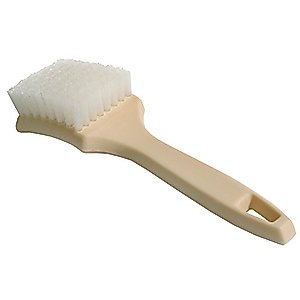 8.5" Whitewall/Sidewall Tire Brush, White Nylon - White [85-639]