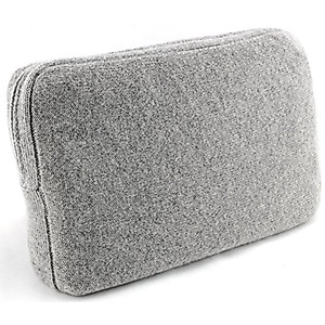 Jet&Bo 100% Pure Cashmere Travel Set: Blanket, Eye Mask, Socks, Carry/Pillow Case Gray