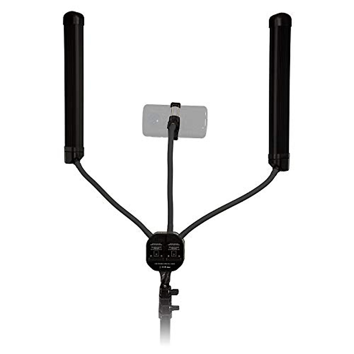 Fotodiox Selfie Starlite Stix Vlog Light Kit w/Tripod - 2X 11in Bi-Color Dimmable LED Wand Lights for Portrait, Photography, Makeup, YouTube, Live Streaming Video and More