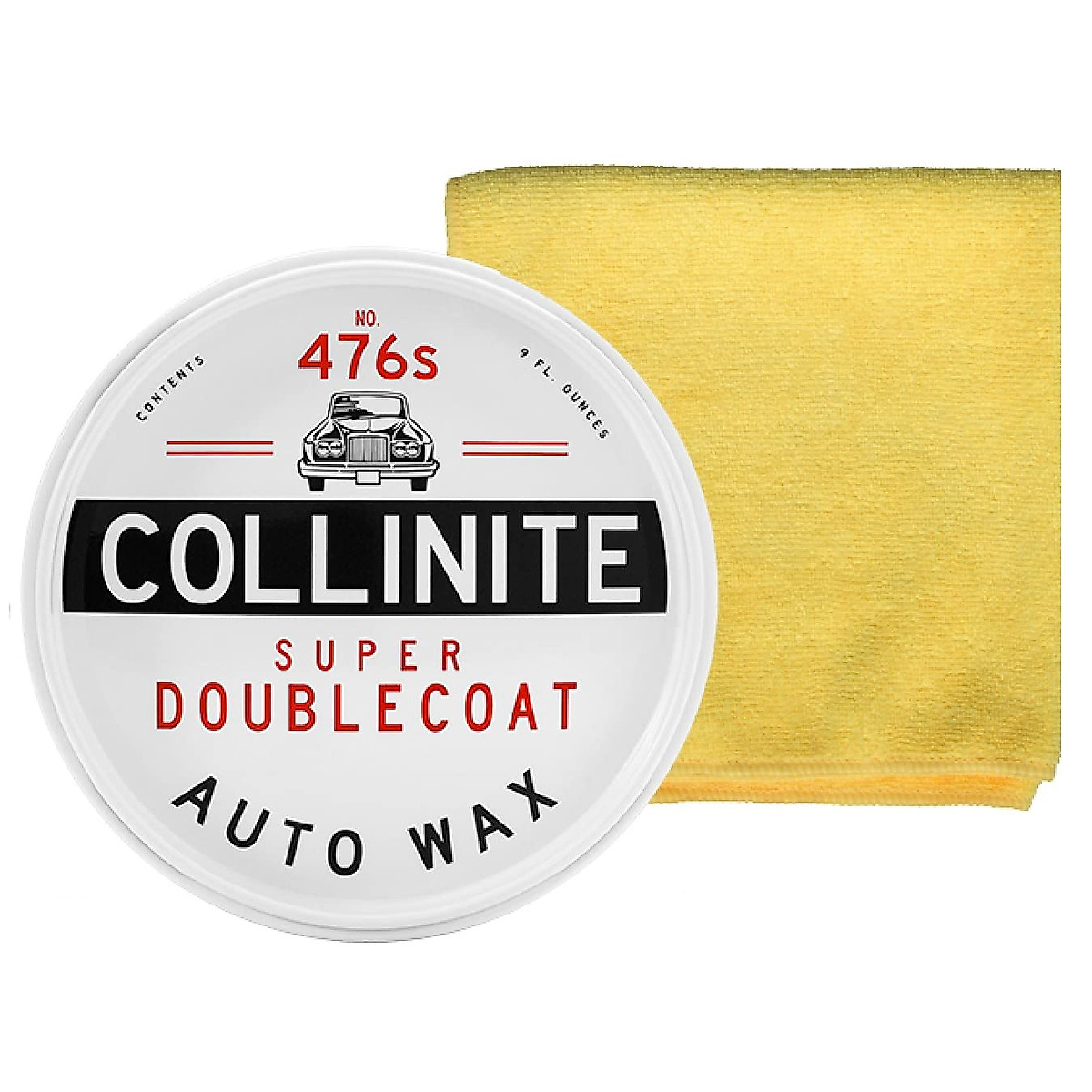 Collinite 476S Super Doublecoat Auto Wax Towel Combo