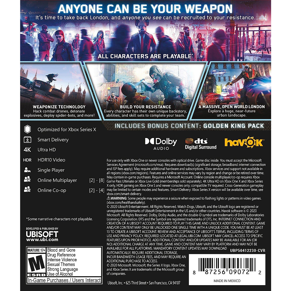 Watch Dogs: Legion Ultimate Steelbook Edition (Exclusive) PlayStation 4