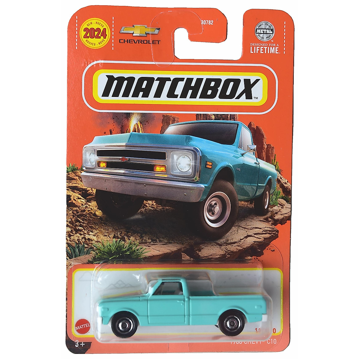 Matchbox 1968 Chevy C10, Blue 19/100