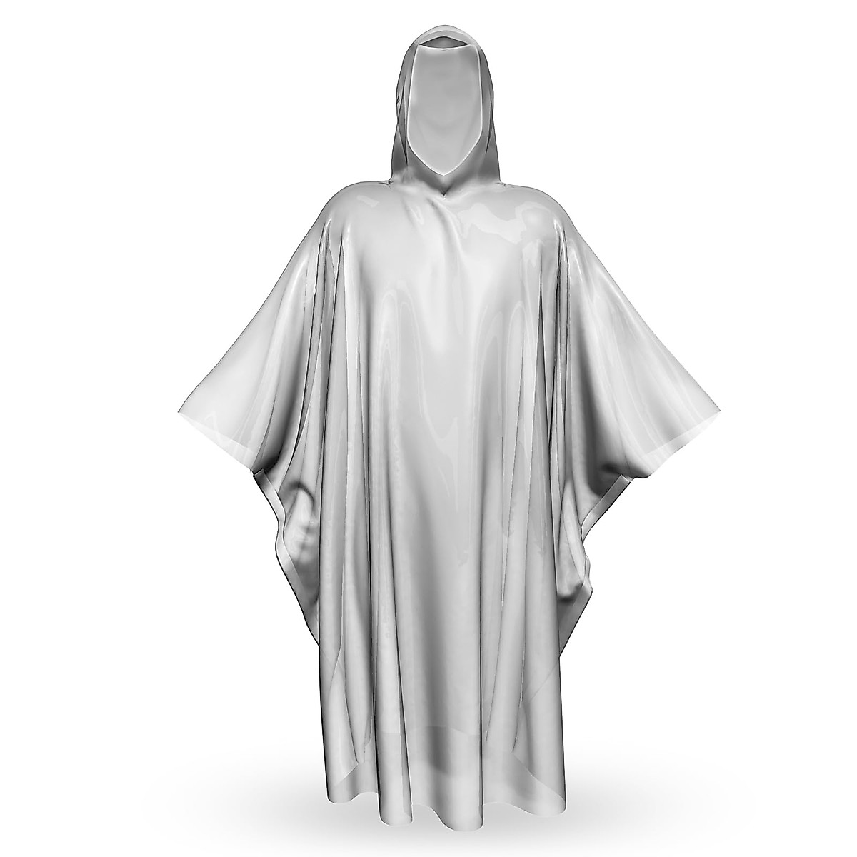 SaphiRose Disposable Rain Poncho Clear Ponchos for Adults (4 Pack)