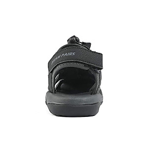 DREAM PAIRS Men's 160912-M-NEW Adventurous Summer Outdoor Sandals,Size 11,Black/Dark/Grey,160912-M-NEW