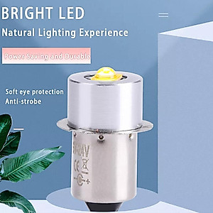 1PC P13.5S Mag Light LED Bulb 3-6 C&D Cells Torch Flashlight LED Converter 6V White 12V 3V 9V 18V White/Warm 24V 4.5V