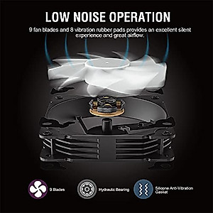 Vetroo U6PRO Dual Tower CPU Cooler - 220W TDP, 6 Heatpipes, Top ARGB Lighting, 130mm ARGB & PWM Fan - Compatible with Intel LGA 1851/1700/1200/115X & AMD AM5/AM4