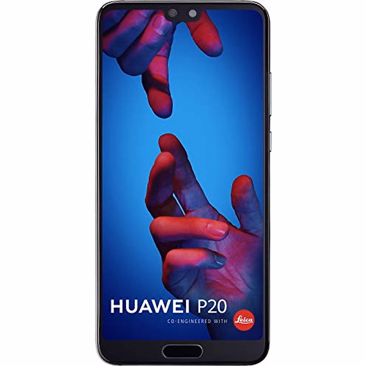 Huawei P20 EML-L09 128GB 4GB RAM, Dual SIM LTE, 5.8", Full HD+ Display -Dual Camera 20 MP +12 MP, GSM Unlocked International Model, No Warranty (Black)