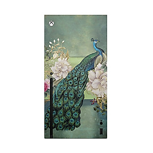 Head Case Designs Officially Licensed Jena DellaGrottaglia Peacock Animals Vinyl Sticker Gaming Skin Decal Cover Compatible With Xbox Series X Console and Controller Bundle