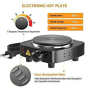 Ohcans Candle Making Kit with Electronic Hot Plate, Candle Making Kit for Adults, DIY Starter Candle Making Supplies, with 900ml Candle Make Pouring Pot, Stirring Spoon, Wicks Holder, Thermometers