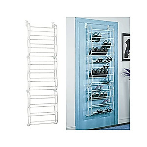 Over The Door Shoe Rack For 36 Pairs Wall Hanging Closet Organizer Space Saving